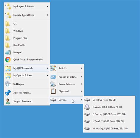 Slideshow Using Popup Menus V7 To V9 Quick Access Popup