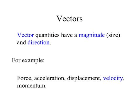 Lesson 5 Scalars And Vectors Error Bars Ppt
