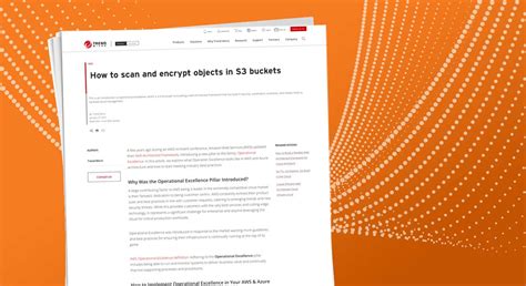 How To Scan And Encrypt Objects In S3 Buckets Product Manager File