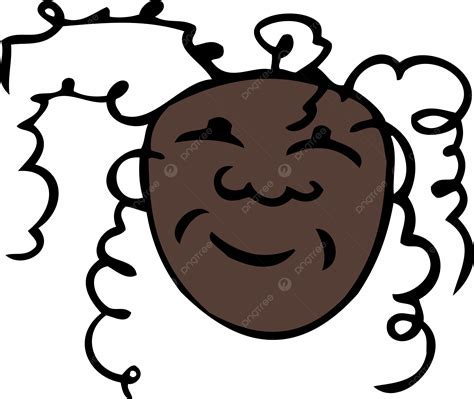 Gambar Orang Dengan Rambut Gimbal Png Vektor Psd Dan Clipart Dengan