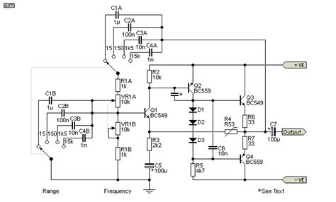 Audio Test Oscillator Circuitelectronic Designschematic Circuit Power Diagram