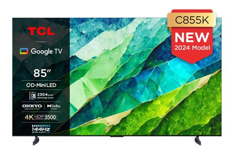Buy TCL85C855K 85 Inch QLED Mini LED TV QLED PRO 4K HDR Premium