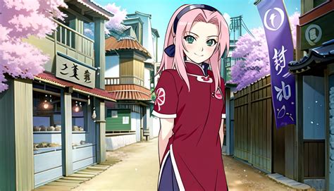 Sakura In Konoha By Intiart On Deviantart