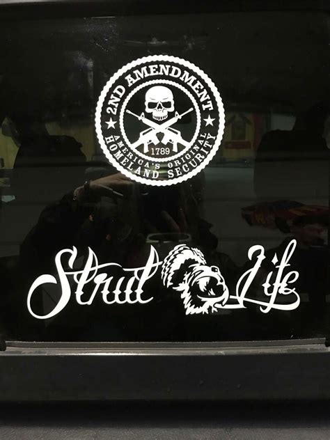2nd Amendment Decal Vinyl Vehicle Vinyl Vinyl Decal Etsy