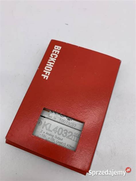 Beckhoff Kl4032 Io Module Warszawa Sprzedajemy Pl