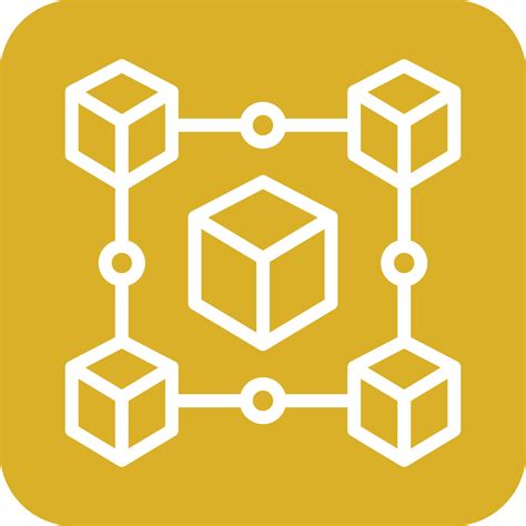 Blockchain Icon Vector Design 22847592 Vector Art At Vecteezy
