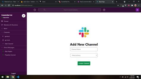 How To Build A Team Messenger Site With React Slack Clone