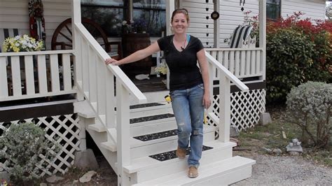 Building Front Porch Steps Youtube