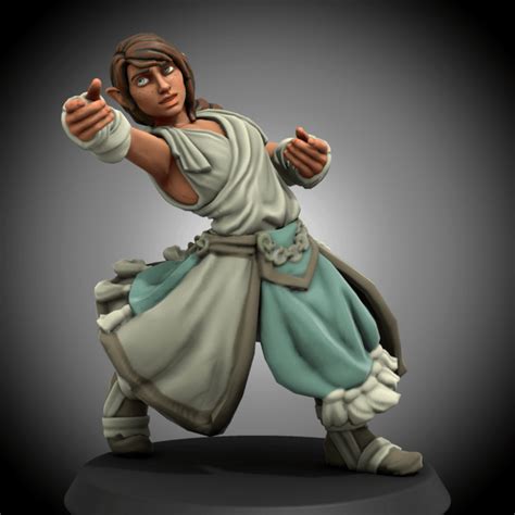 Two Poses For A Drunken Master Monk Rheroforgeminis