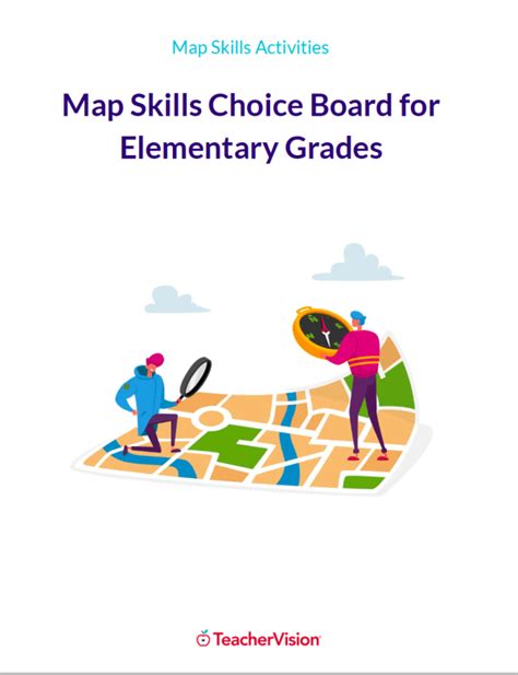 Map Skills Activities Elementary Choice Board Teachervision