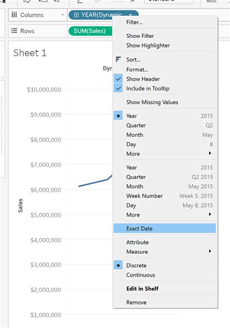 Creating A Dynamic Date Field In Tableau OneNumber