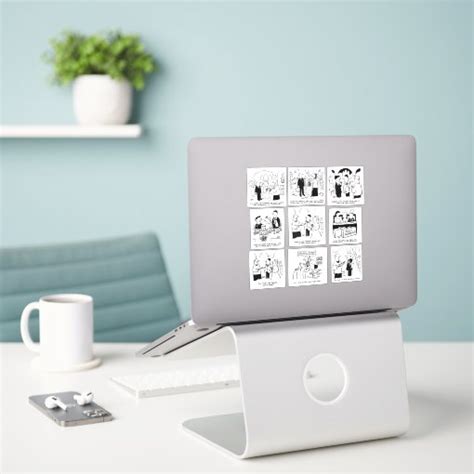 Set Of Nine Funny Wedding Cartoons Sticker Zazzle