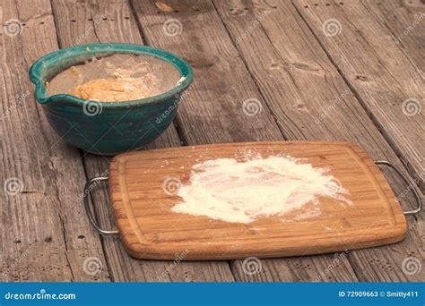Baking Bread Ingredients Stock Image Image Of Yeast 72909663