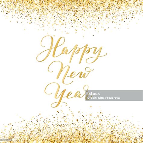 메리 크리스마스와 새해 카드 디자인입니다 골드 반짝이 장식 떨어지는 반짝이 먼지 질감 2020년에 대한 스톡 벡터 아트 및 기타 이미지 2020년 공휴일 금 금속