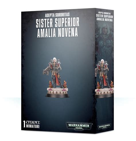 Warhammer 40k Adepta Sororitas Sister Superior Amalia Novena Golden