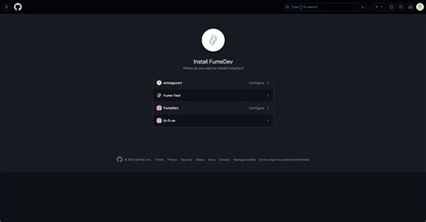 install the github app fume user guide