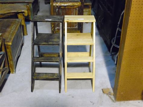 wood display step ladder peddler s mall llc