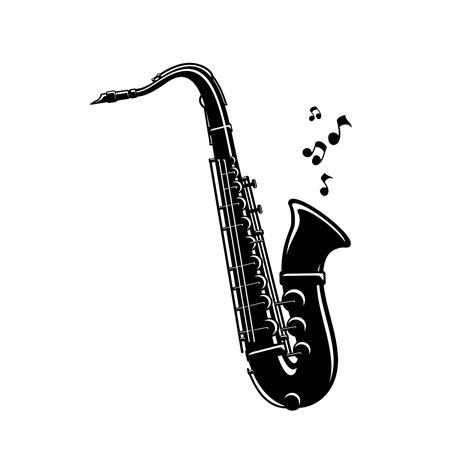 Saxophone Logo Vector 26650020 Vector Art At Vecteezy