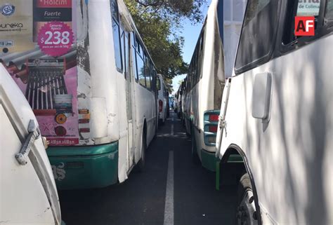 Transportistas Protestan Contra Movilidad Por Cambio De Roles En Rutas AFmedios Agencia De