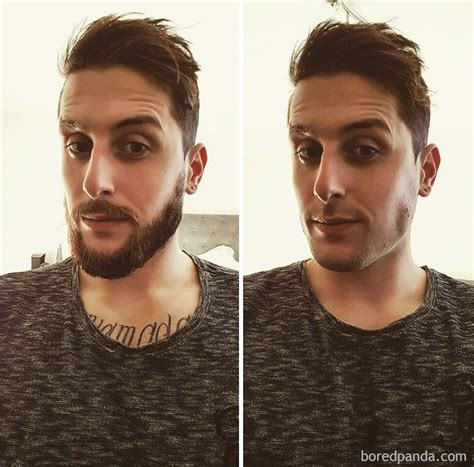 50 Men Before And After Shaving That You Wont Believe Are The Same