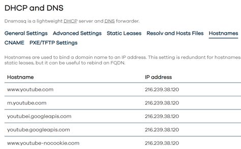LUCI Add Support For Managing Tags In DHCP And DNS Configuration Web Page Feature Requests