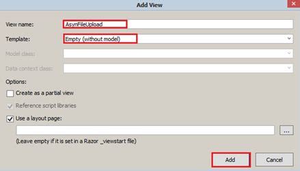 File Upload Using ASP NET MVC 4 5 Application
