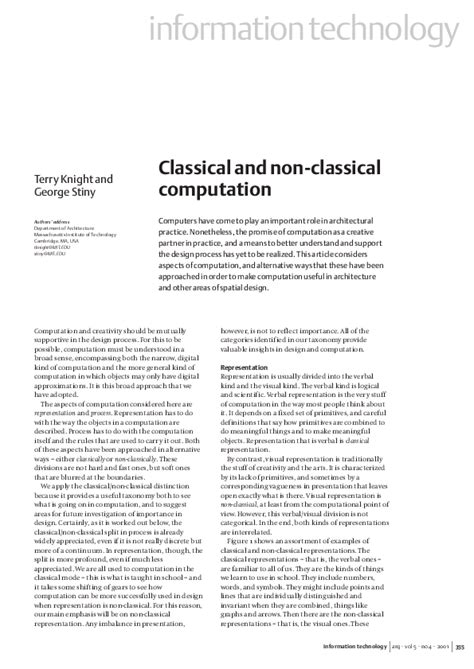 pdf classical and non classical computation