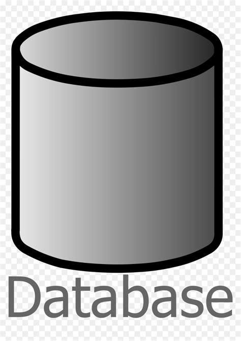Database Symbol Labelled Clip Arts Data Base Symbol Hd Png Download