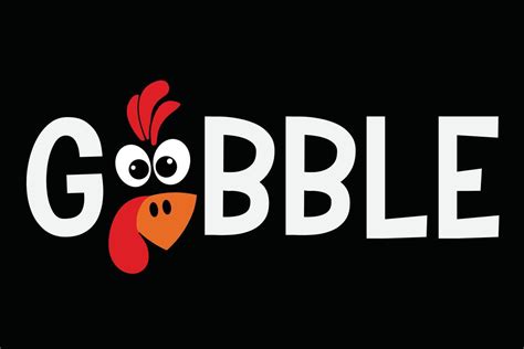Gobble Funny Thanksgiving T Shirt Design 33063141 Vector Art At Vecteezy