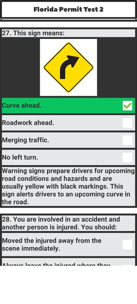 Dmv Practice Test For Florida Apk Pour Android Télécharger
