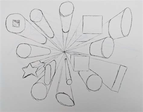 Volleyballcheerwinelaughter One Point Perspective Sha