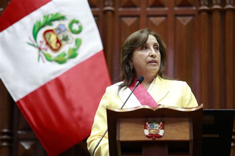 Lee El Primer Mensaje Al Congreso De La Presidenta Dina Boluarte El
