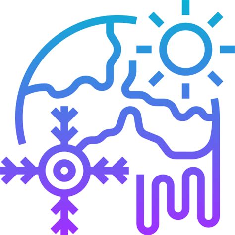 Icono De Cambio Climático Meticulous Gradient