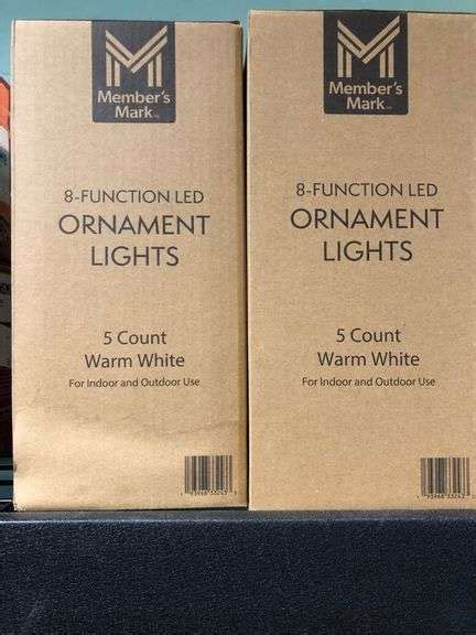 2 8 Functioned Led Ornament Lights Prime Time Auctions Inc