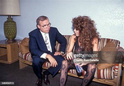 Jim Bakker Look Alike And Model Jessica Hahn On The Set Of The Film News Photo Getty Images