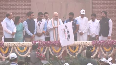 Sardar Patel Birth Anniversary Amit Shah Flags Off Run For Unity On