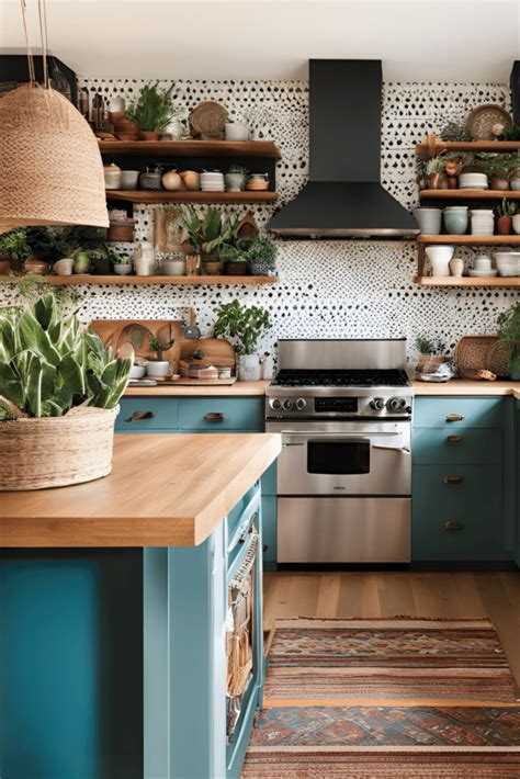 9 Must Try Boho Kitchen Ideas For A Cozy Eclectic Space My Blissful