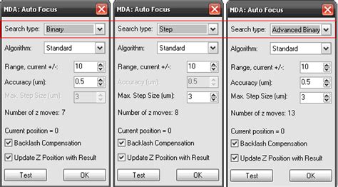 How To Use The Auto Focus Dialog Box In MDA