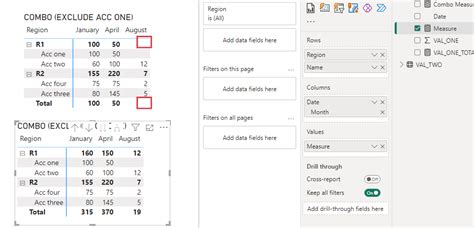 Solved Measure Totals Problem With Specific Row Exclusion