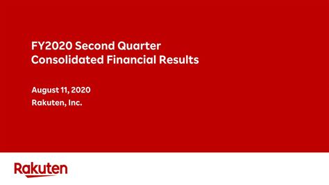 Rakuten Inc 2020 Q2 Results Earnings Call Presentation Otcmkts Rkuny Seeking Alpha