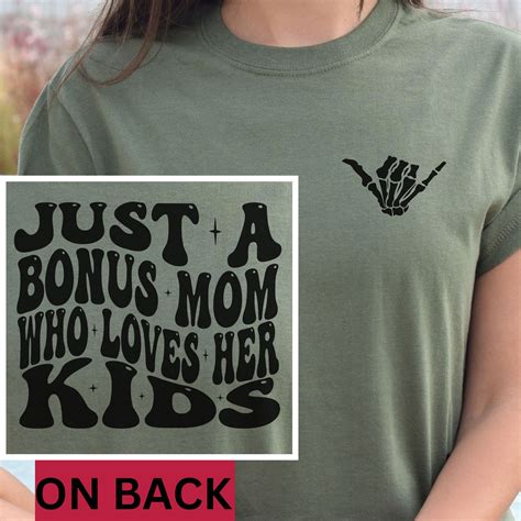 Bonus Mom Shirt Stepmom Crewneck Bonus Mom Sweatshirt Step Mom Long
