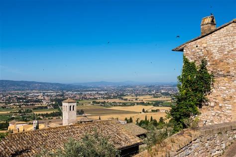 Premium Photo Assisi Village In Umbria Region Italy The Town Is