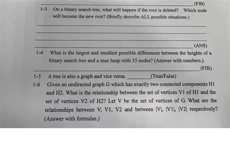 Solved Fib 1 3 ﻿on A Binary Search Tree What Will Happen