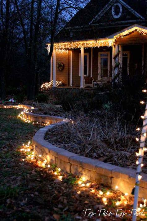 Top 46 Outdoor Christmas Lighting Ideas Illuminate The Holiday Spirit