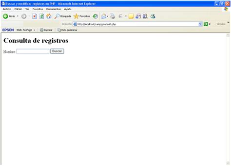 Buscar Modificar Y Suprimir Registros De MySql El Blog De Amizba