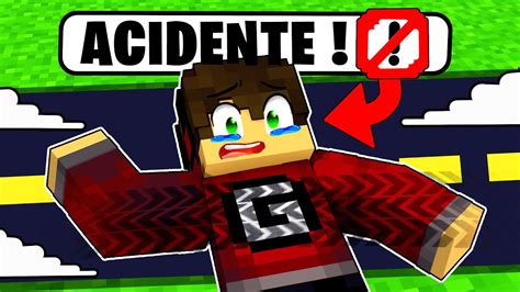 Eu Sofri Um Acidente De Carro No Minecraft Youtube