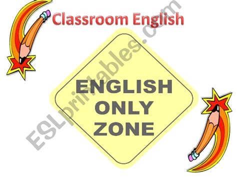 ESL English PowerPoints CLASSROOM ENGLISH