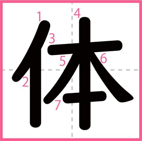 「体」の漢字は何年生で習う？書き順・画数・読み方・体を使う言葉は？ こそだてハック