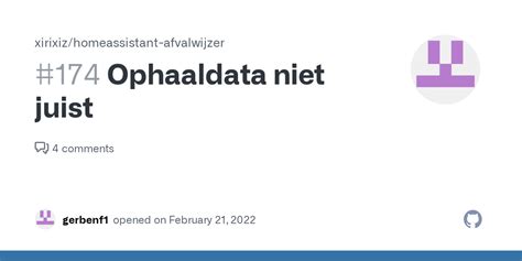 Ophaaldata Niet Juist · Issue 174 · Xirixizhomeassistant Afvalwijzer · Github