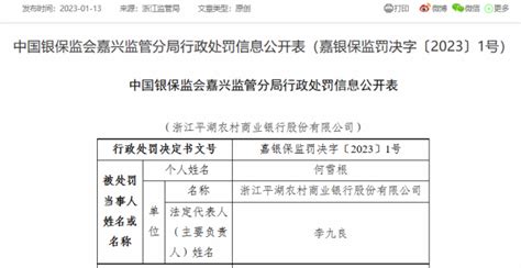 浙江平湖农商银行被罚40万：未按规定报送涉刑案件（风险）信息腾讯新闻